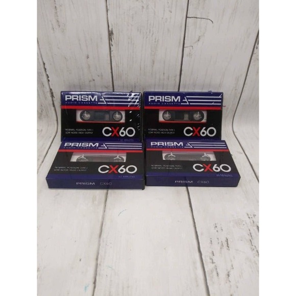 PRISM | Media | Vintage Prism Audio Cassette Cx6 Set Of 5 Tapes New Old ...